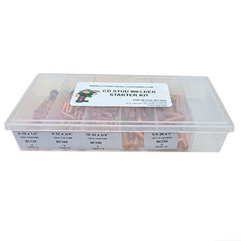 1/4" CD Stud Welding System Starter Kit with B Collets - Sure Shot 2 ...