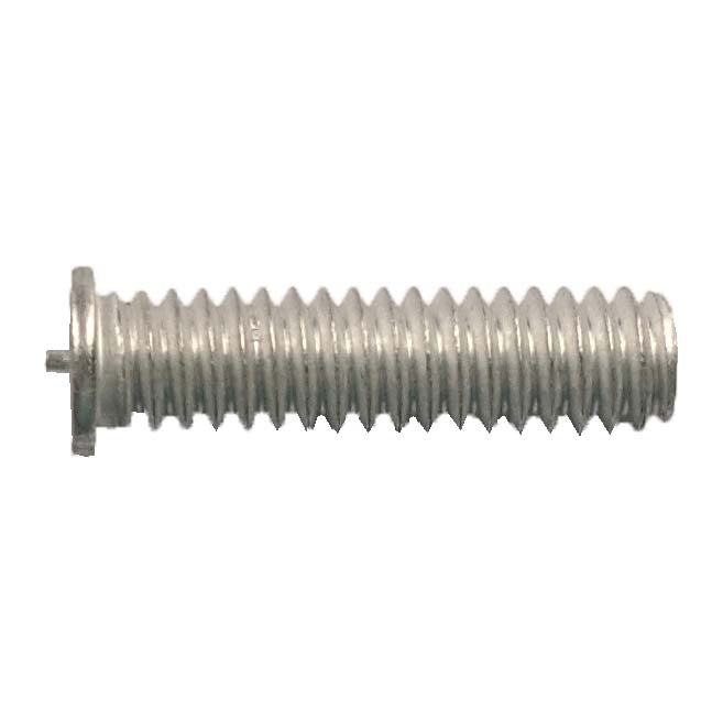 M6-1.00 CD Weld Stud, Flanged, Aluminum